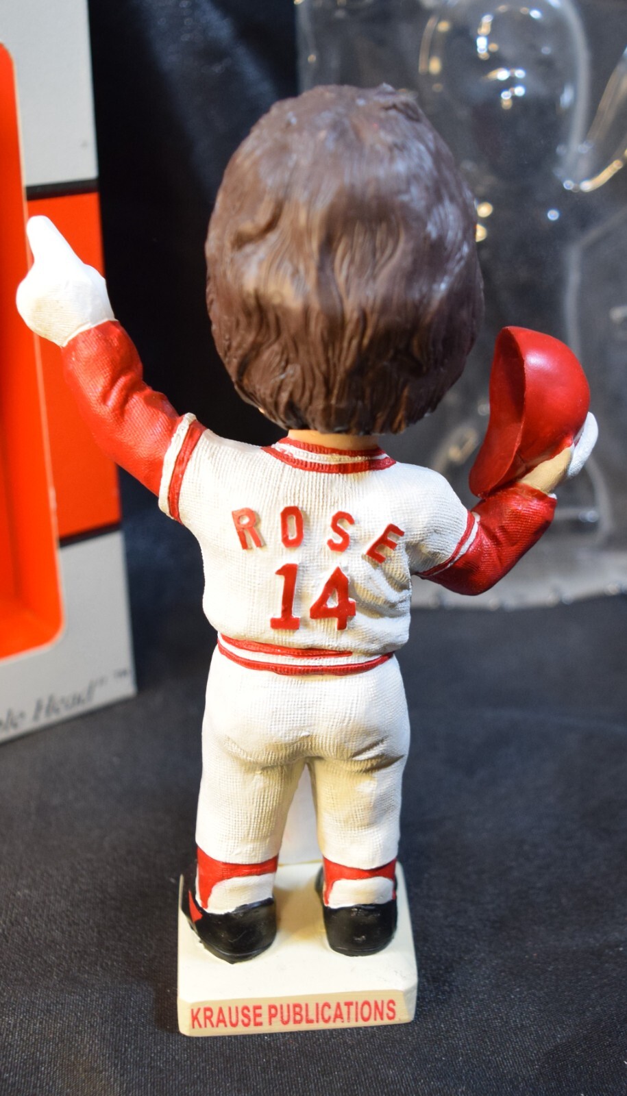 Vtg PETE ROSE Bobblehead Krause Publications Sports Collectors Digest ...