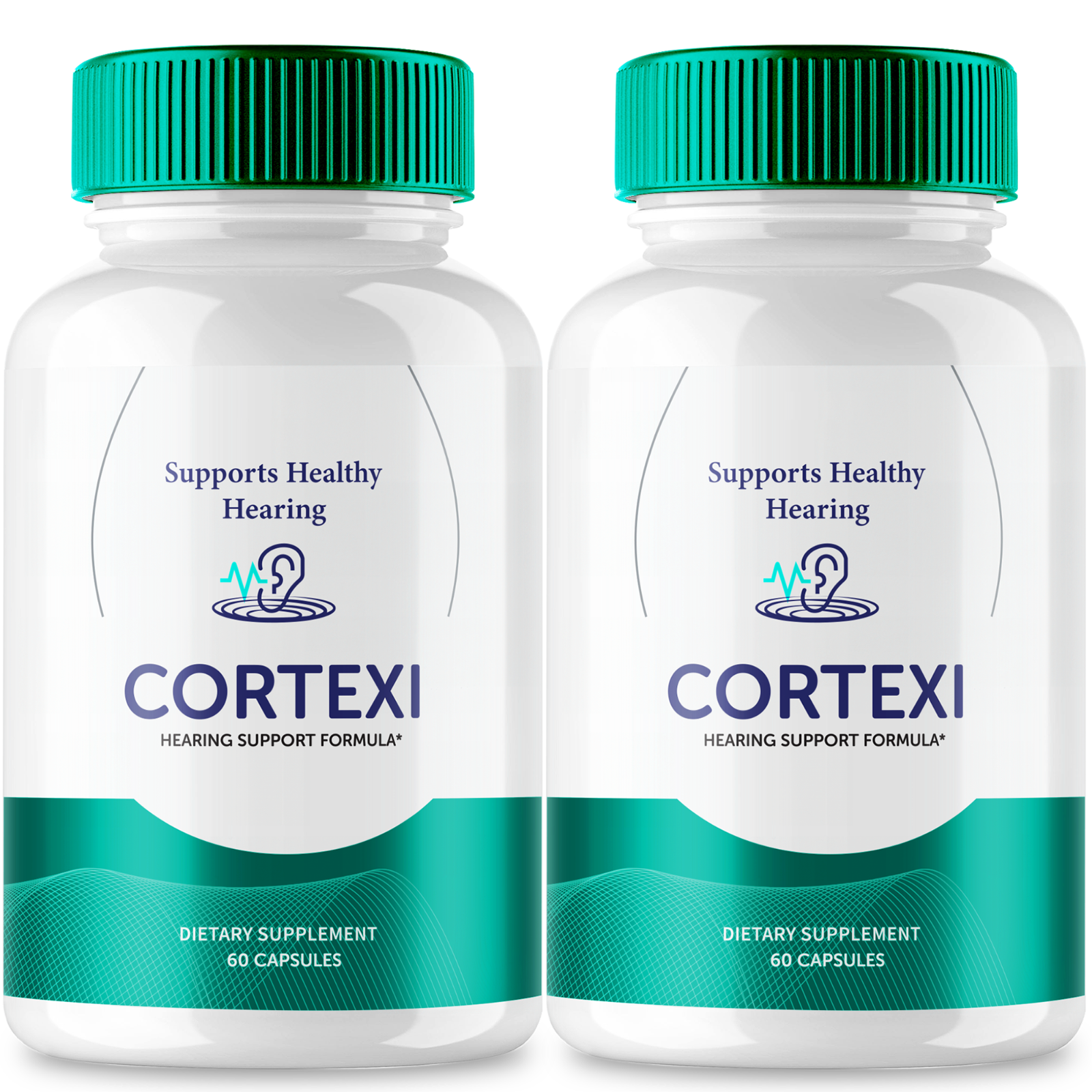 (2 Pack) Cortexi Tinnitus Capsules for Ringing Ears Supplement (120 ...