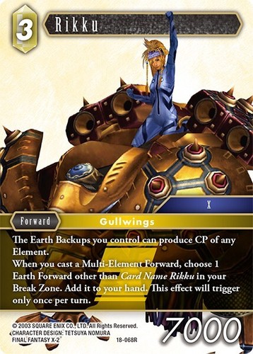 Rikku [Final Fantasy TCG] Card - SQUARE ENIX [NEAR MINT] 18-068R | eBay