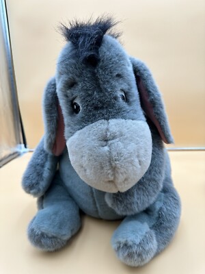 Disney Store Eeyore Super Plush Detachable Tail Stuffed 15" Winnie The ...