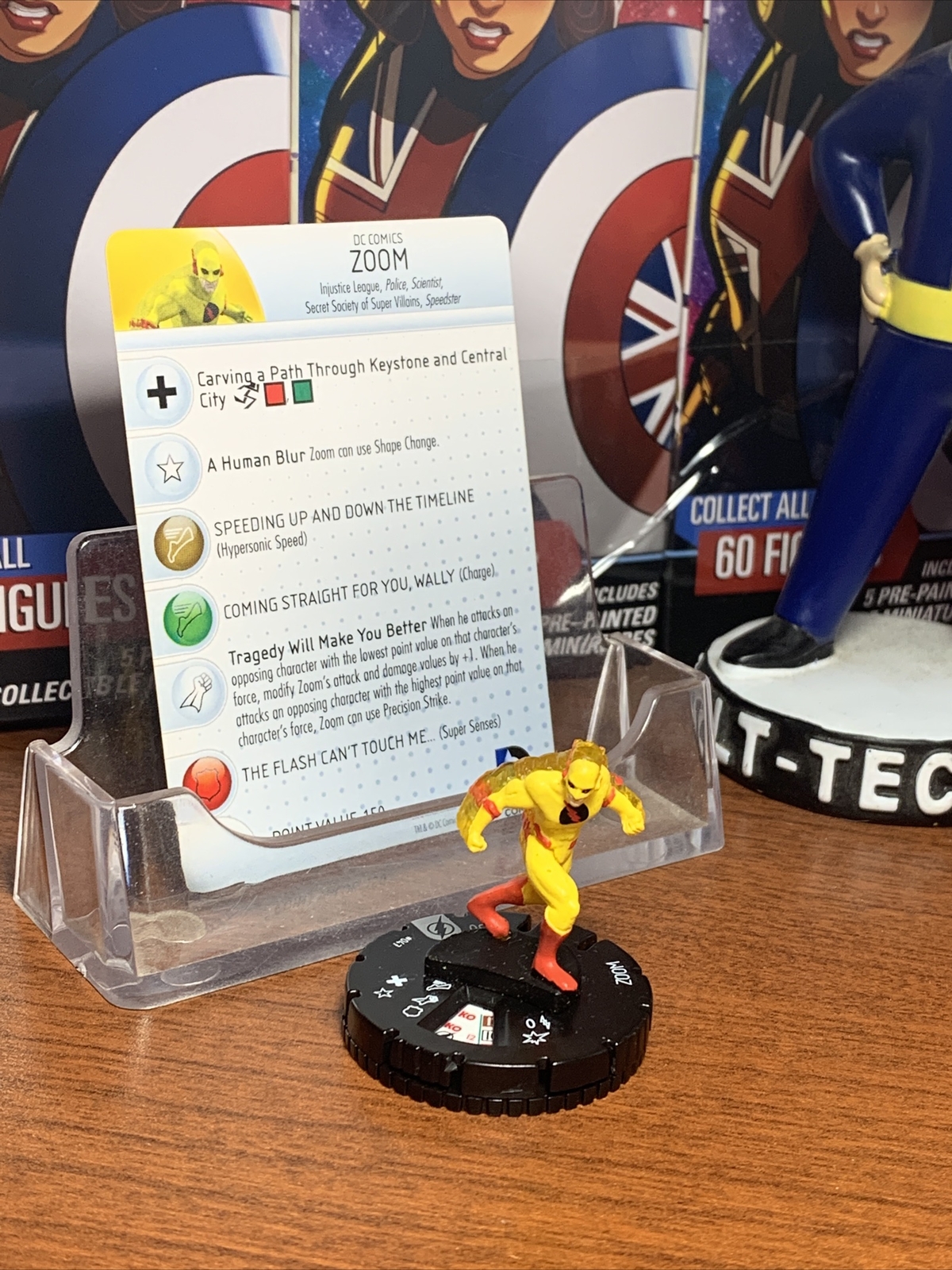 Heroclix The Flash set Zoom 047 Rare figure with card | eBay