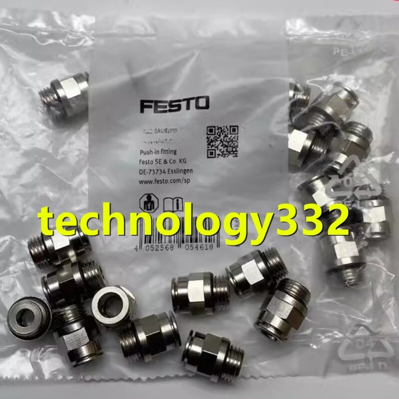 10PCS NEW FESTO Metal quick insert connector NPQM-D-G14-Q10-P10 558666 ...