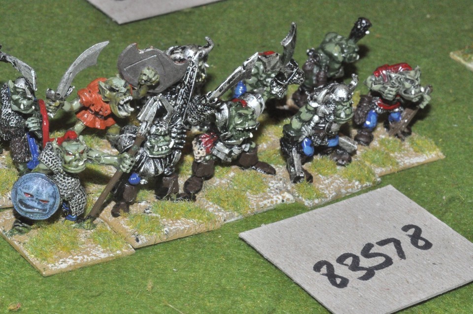 28mm fantasy / citadel - 10 orc warriors warhammer - (83578) | eBay