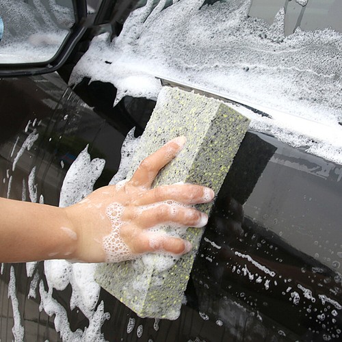2 Pcs Cleaning Sponge Car Multifunctional Reusable Scrubbing Kitchen ...