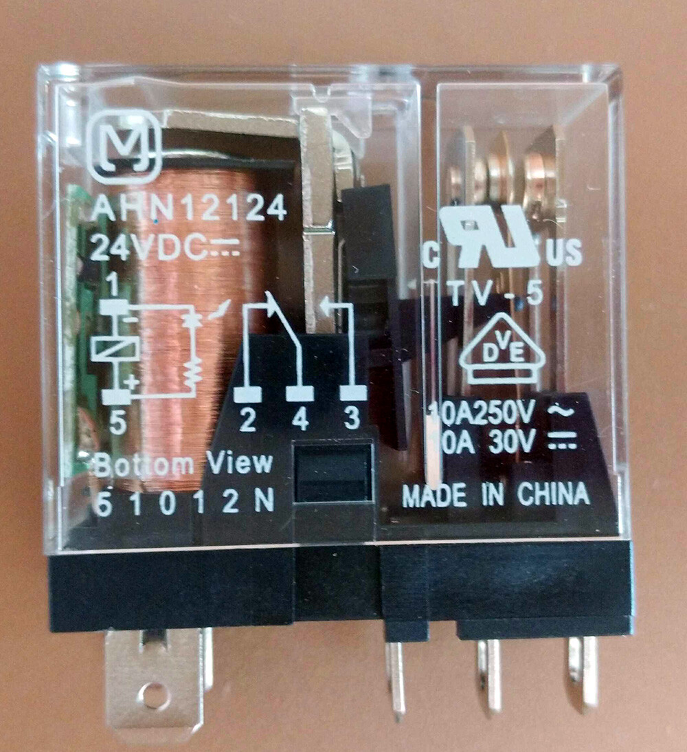 1Pce PANASONIC Relay AHN12124 24VDC Power Relay 10A 250VAC 5Pins | eBay