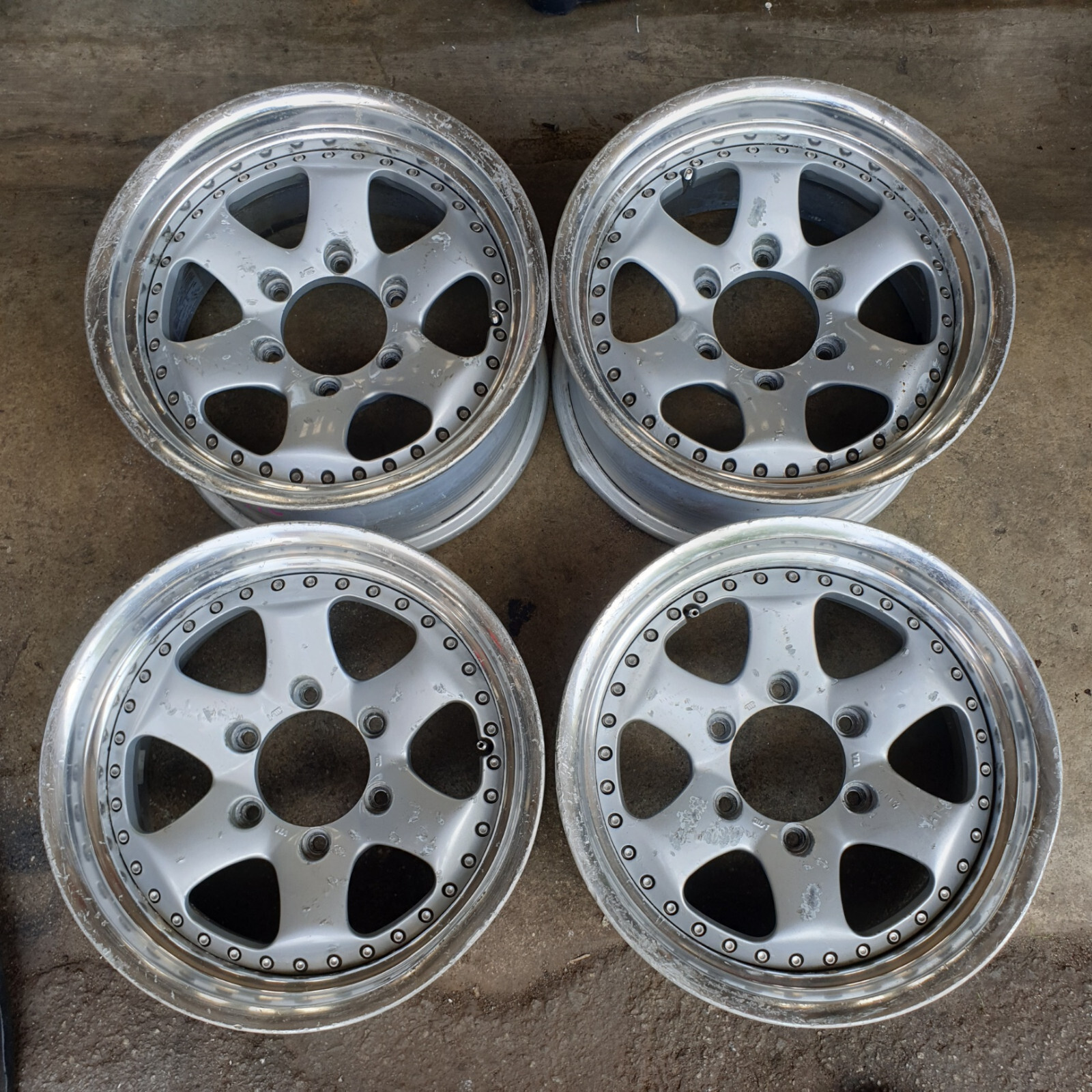 JDM 16" Berg Conquest rims wheels 139.7X6 hilux 4runner lc2 prado LC90 ...