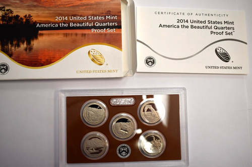 2014 United States Mint America the Beautiful Quarters Proof Set | eBay