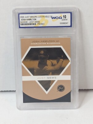 2000 Just Memorabilia Just Gems Baseball Card - Josh Hamilton Rookie ...