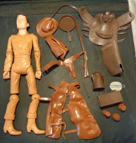 Vintage Marx Johnny West Cowboy Action Figure Movable For Parts W ...