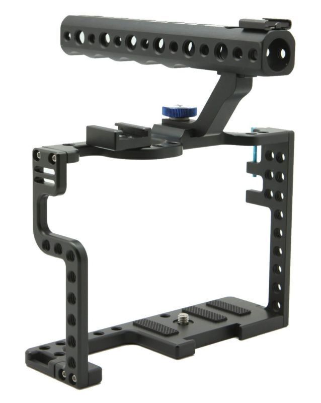 New DSLR Camera Cage With Top Handle Grip For Panasonic Lumix GH5 ...