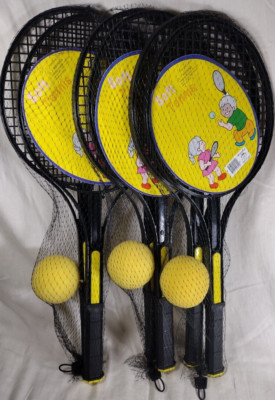 (6 Racket Pack) Soft Tennis Kids Rackets & Balls Set Toy Children's | eBay