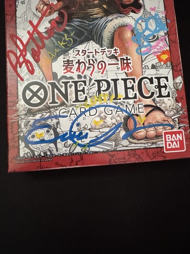 Autographed One Piece CardGame Box Erica Schroeder - Lisa Ortiz ...