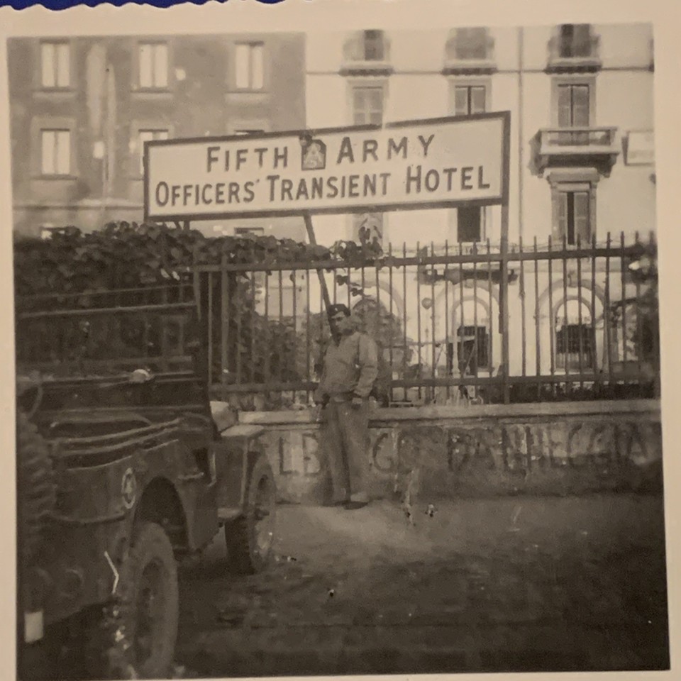 US ARMY WW2 5TH ARMY OFFICERS TRANSIENT HOTEL,MILAN,ITALY,1945 PHOTO ...