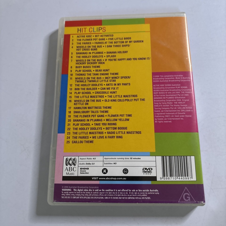 ABC for Kids - Hit Clips (DVD, 2004) Region 4 | eBay