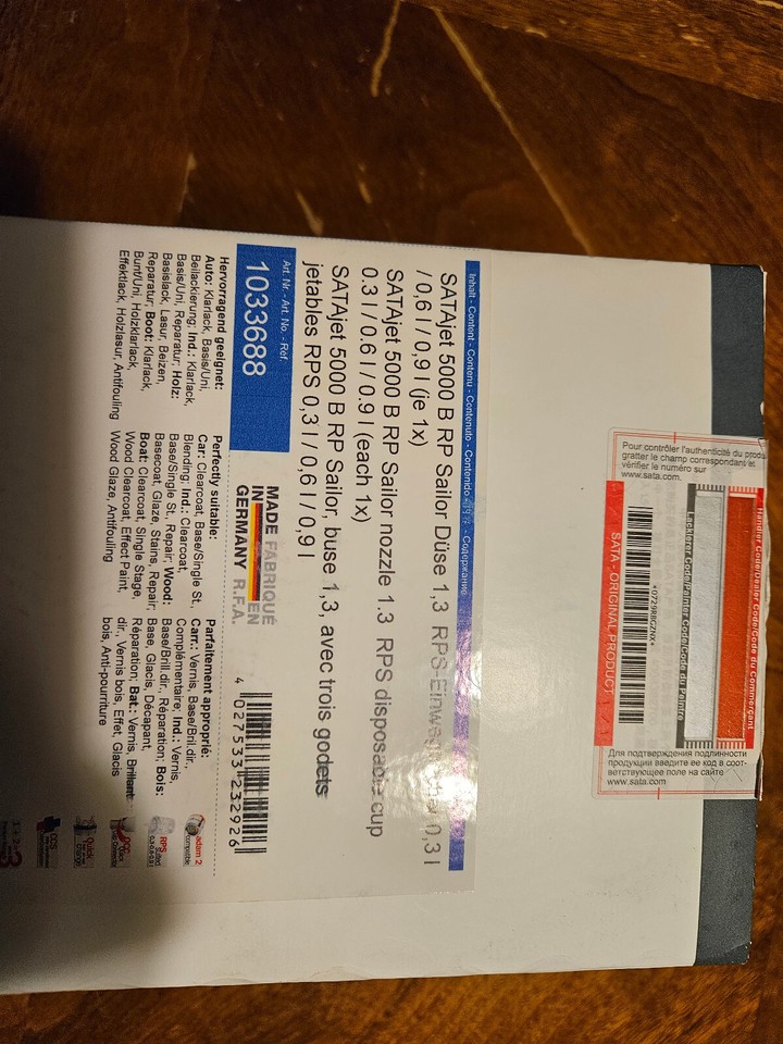 Sata 5000 B RP 1.3 Sailor Edition | eBay