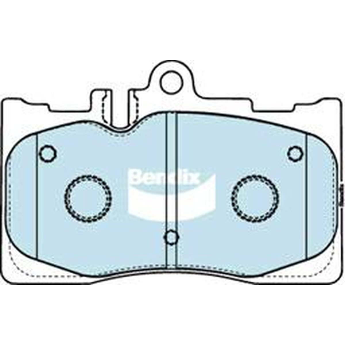 Bendix General CT Brake Pad Set Front DB1496 GCT | eBay
