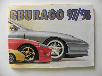 Mini catalogue miniatures BURAGO collection BBurago 1997 / 1998 | eBay