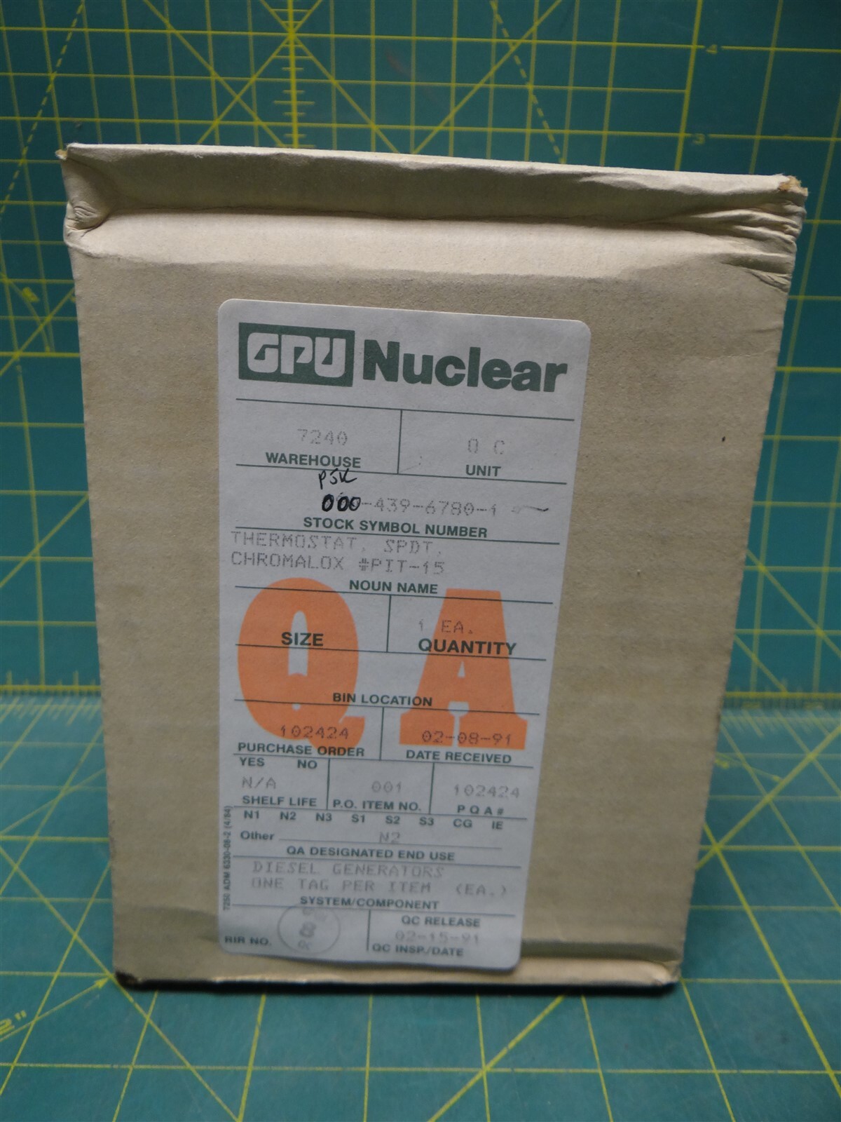 Chromalox+Instruments+Pit-15+Thermostat+Temperature+Control+0-150+22a ...