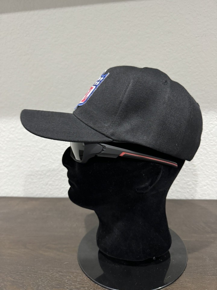 NFL SHIELD LOGO REFEREE OFFICIALS GAME HAT CAP BLACK LOW CROWN ...