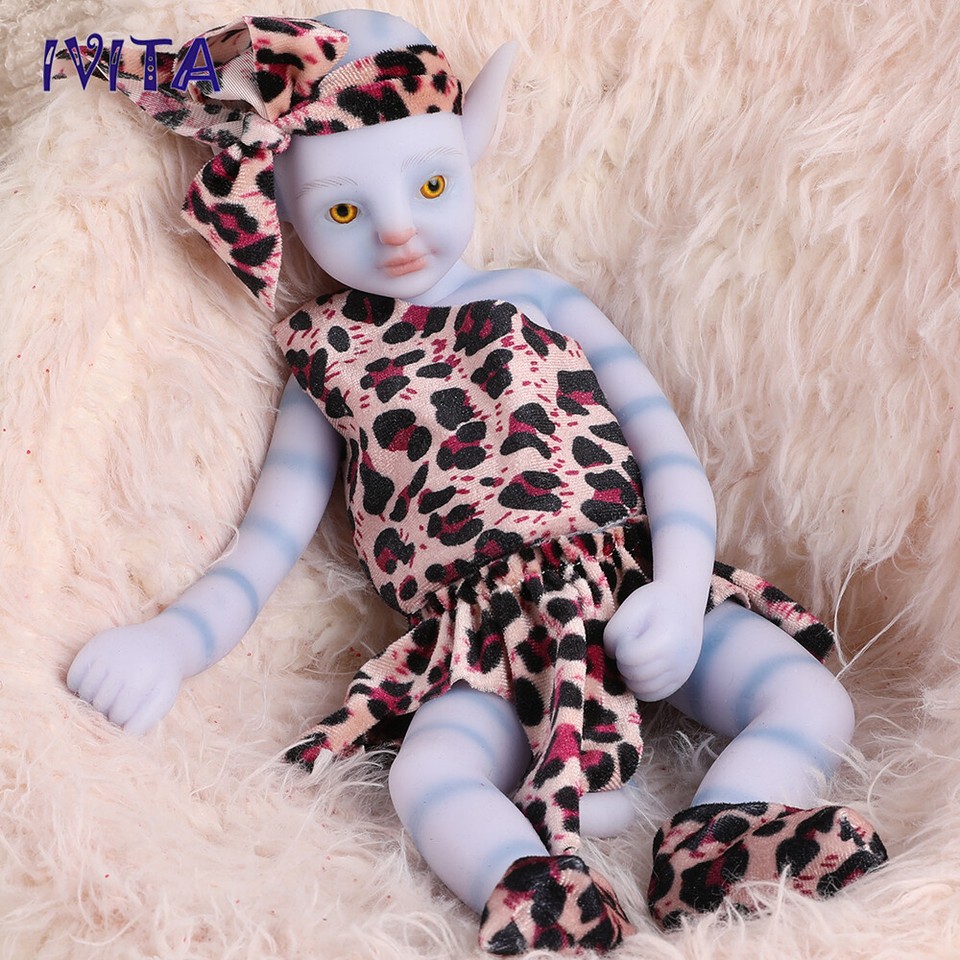 IVITA 12inch Handmade Full Silicone Floppy Avatar Boy Silicone Avatar ...