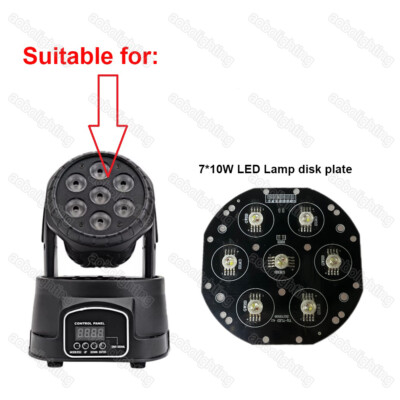 stage lighting Parts lamp disk plate for 7*10W RGBW mini LED moving ...