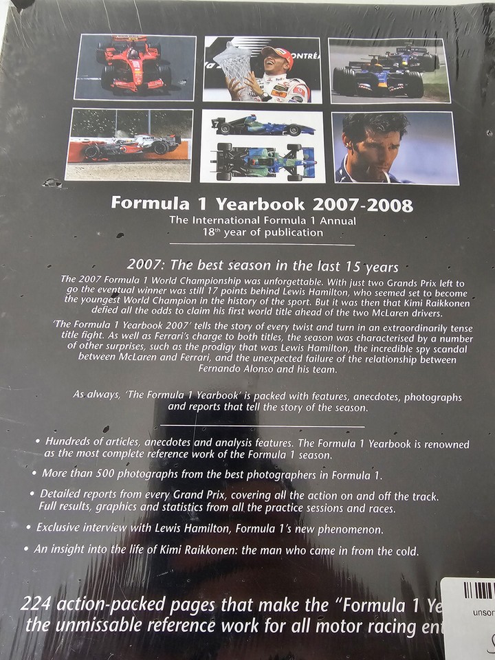 Formula 1 Yearbook 2007 - 2008 | eBay