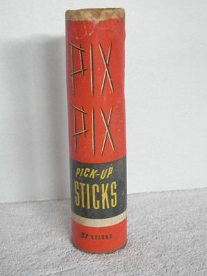 Vintage Pix Pix Pick-Up Sticks No Lid Only 30 Sticks #2903 | eBay
