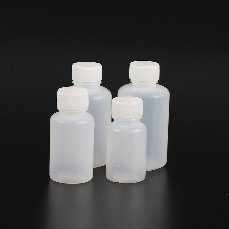 Empty Plastic Capsule Pill Liquid Medicine Container Bottles Scale Line ...