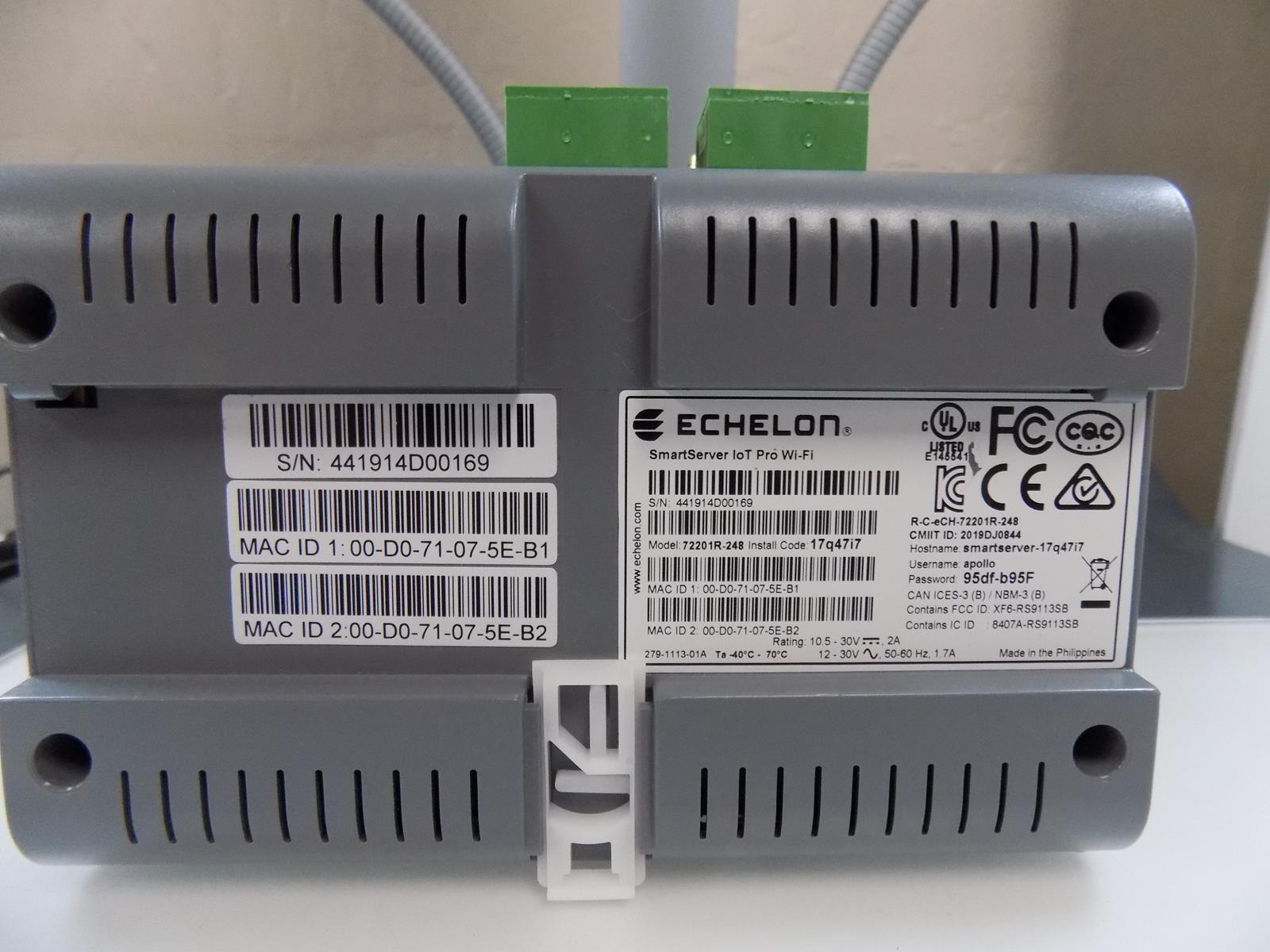 ECHELON SMARTSERVER IOT PRO WI-FI IoT MODULE | eBay