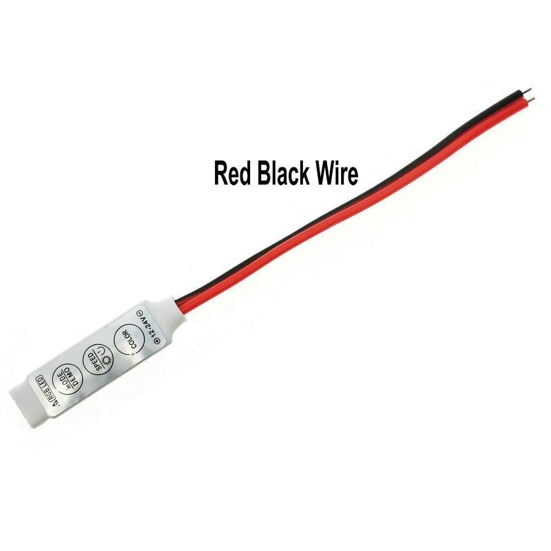 LED RGB Controler DC12V Mini 3 Key LED RGB Controller for RGB LED Strip ...