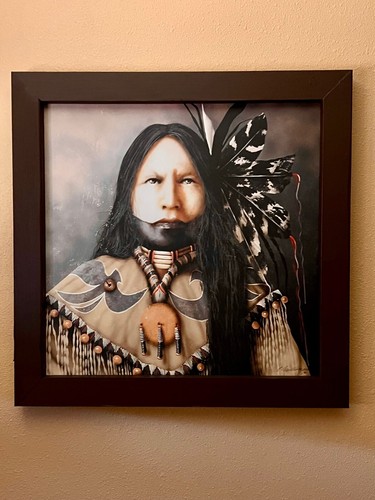 JD Challenger CROW KING, Western Decor, Extra Large Western Fine Art ...