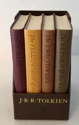 The Hobbit The Lord of the Rings Deluxe Pocket Boxed Set Leatherette 4 ...