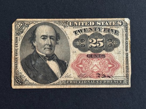 Fr 1309 1874 United States Fractional Currency 25 Cents 25C | eBay