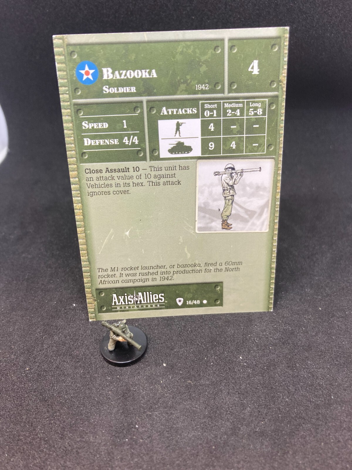 Axis and Allies Miniatures Bazooka Base Set | eBay