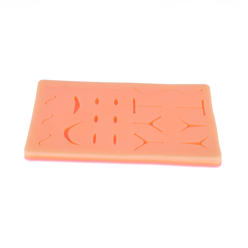 Silicone Human Traumatic Skin Model Reusable Skin Wounds Suture ...
