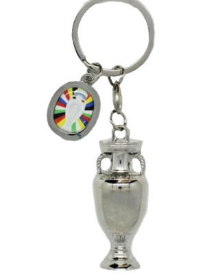 UEFA EURO 2024 TROPHY KEYRING ENGLAND GERMANY SWITZERLAND FRANCE ...