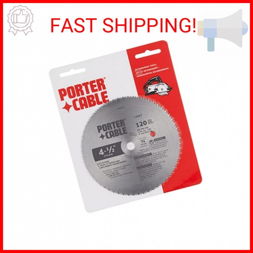 PORTER-CABLE 4-1/2-Inch Circular Saw Blade, Plywood Cutting, 120-Tooth ...