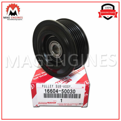 16604-50030 GENUINE OEM DRIVE BELT TENSIONER IDLER PULLEY 1660450030 | eBay