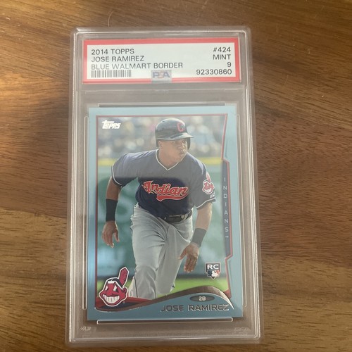 2014 Topps Wal-Mart Blue Jose Ramirez #424 PSA 9 MINT Rookie RC | eBay