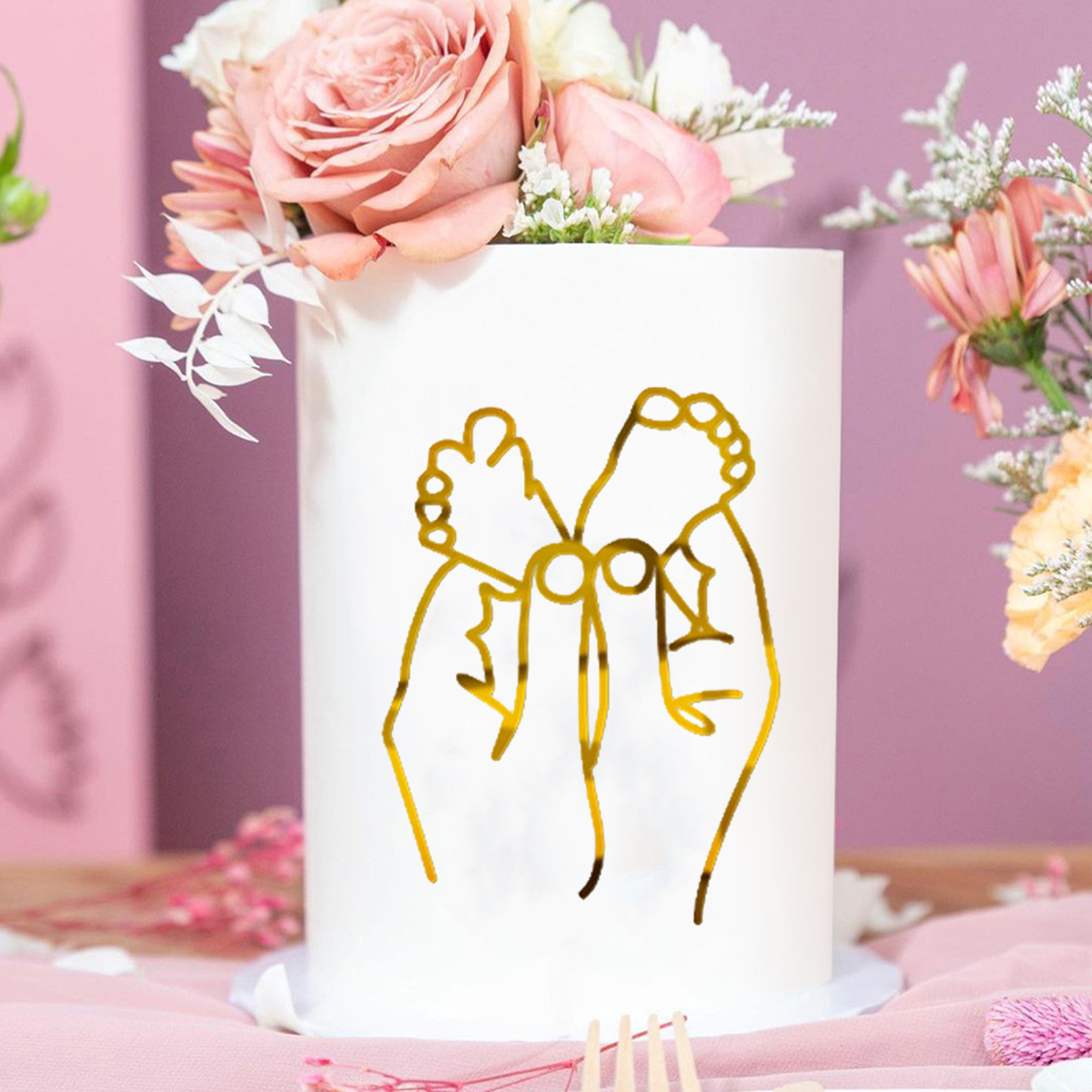 Cupcake Topper Smooth Surface Cake Decoration Abstract Art Goddess ...