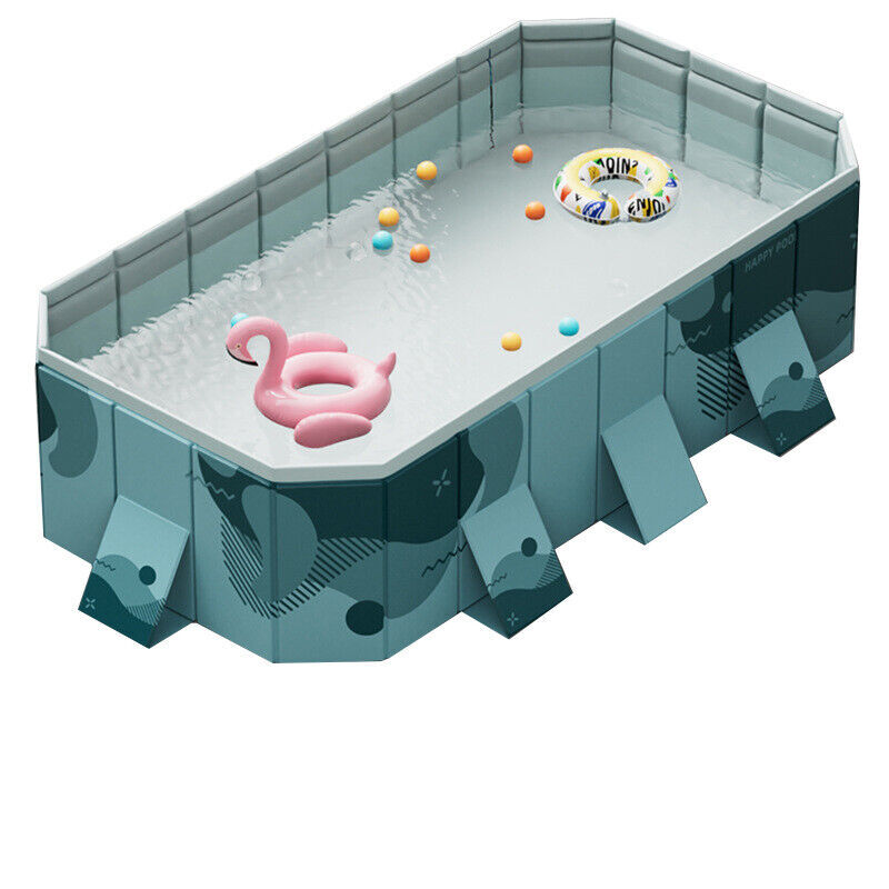 Outdoor Foldable Rectangular Swimming Pool Above Ground Pool Adult ...