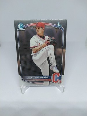 2025 1st Bowman Chrome Prospect Jackson Humphries #BCP-11 Cleveland ...