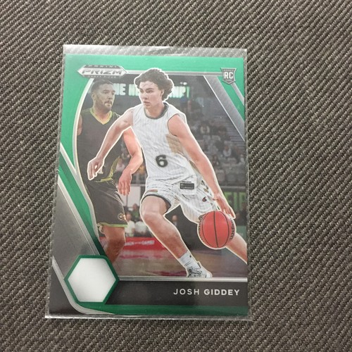 2021-22 Panini Prizm Draft Picks Green Prizm #17 Josh Giddey Rookie ...