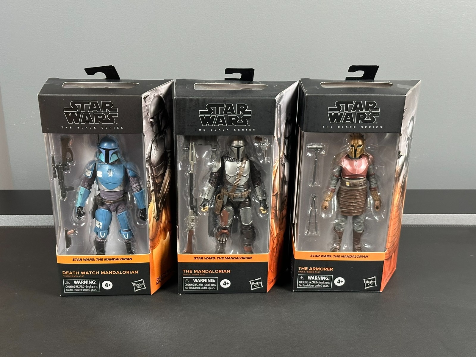 Star Wars Black Series Mandalorian Lot of 3 Deathwatch Armorer Mando 6 ...