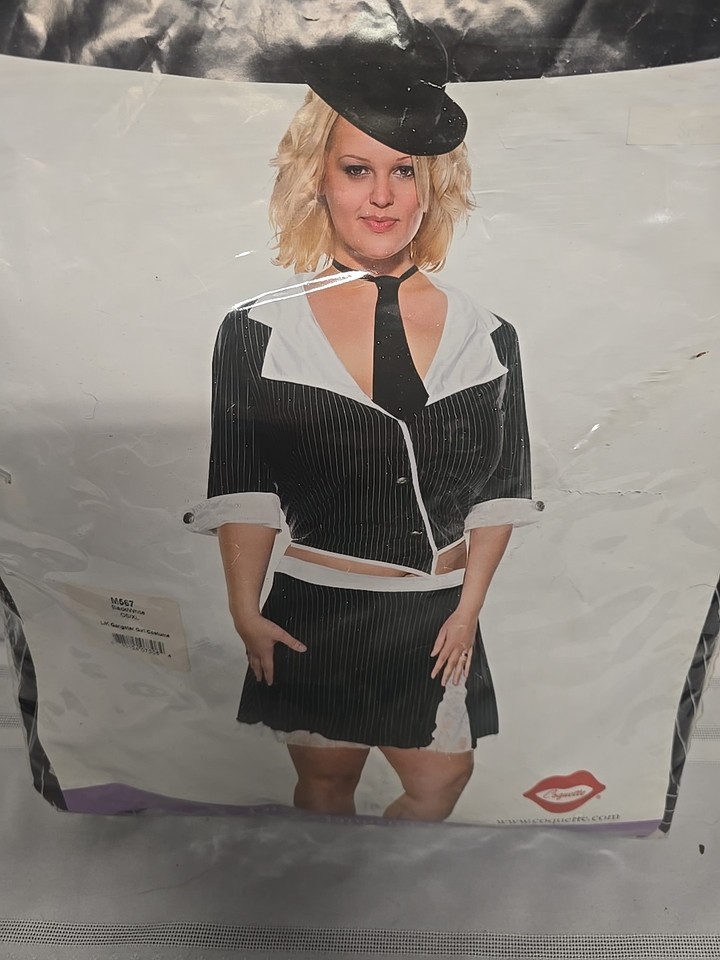 Masquerade By Coquette Diva Gangster Girl Costume OS/XL Halloween ...