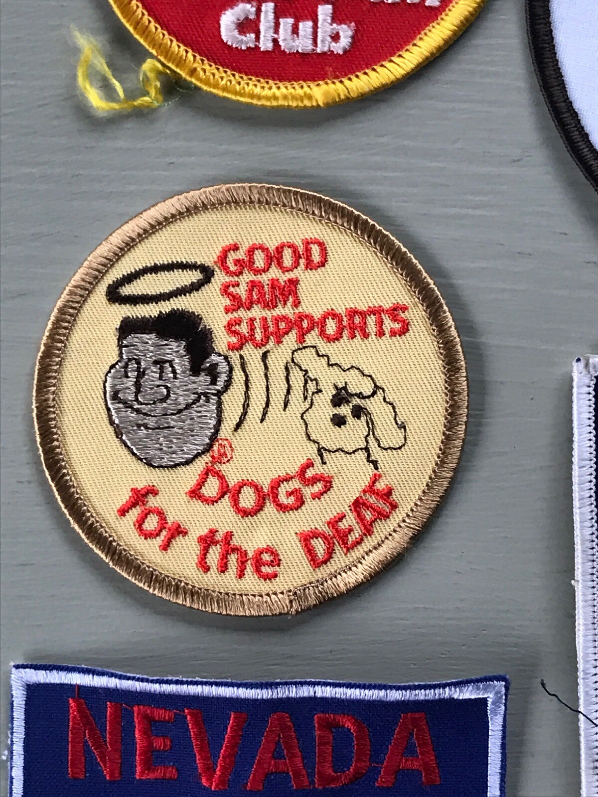 Lot of 9 Good Sam Patches Nevada Samborees Vegas 76'ers Desert Sun Sams ...