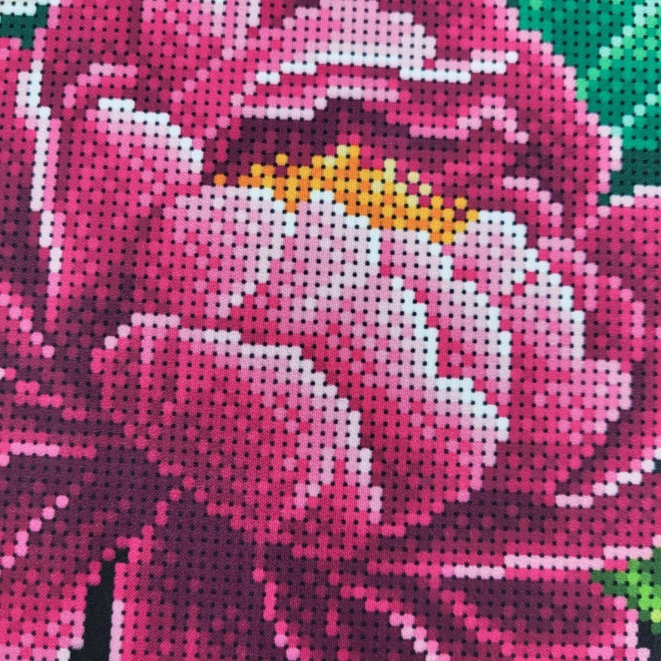 Bead Embroidery Kit Peonies DIY Craft Kit Bead Needlepoint t-1389 | eBay