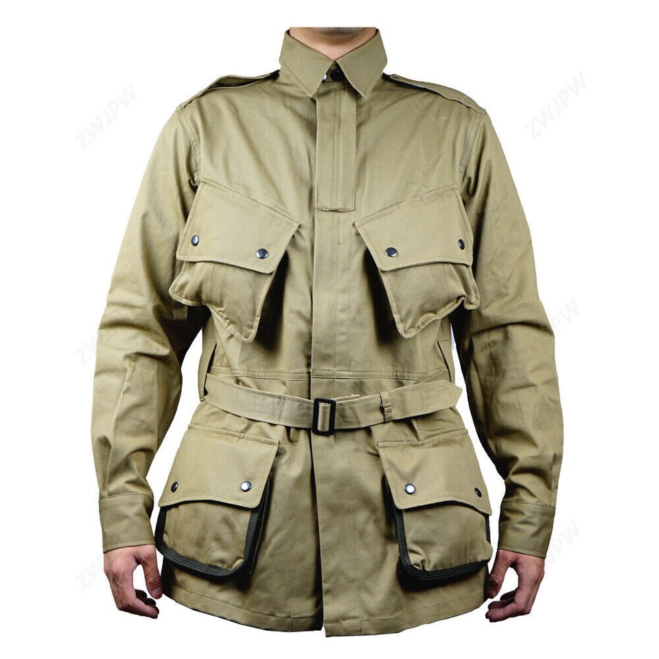 WWII US Airborne M1942 Jacket Paratrooper Repro American Army D-Day ...