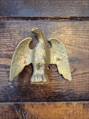 Finials - Brass Eagle Flag