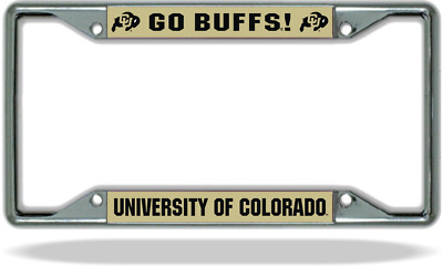 Colorado GO BUFFS License Plate Frame | eBay